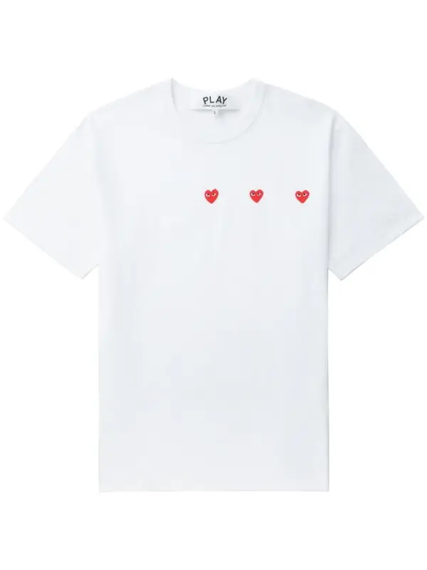 Play Comme Des Garcon Cotton T-shirt - White