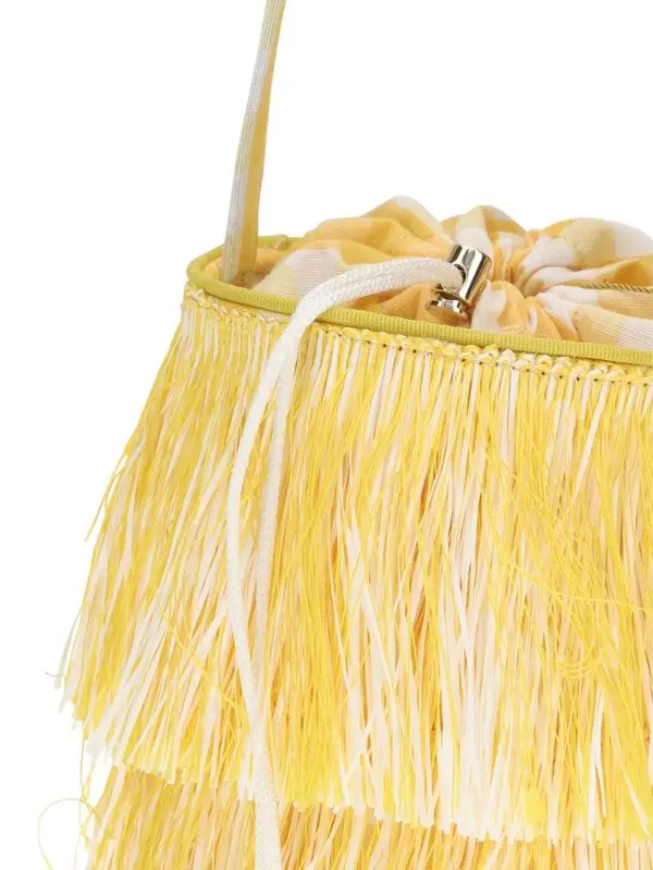 LA MILANESA Anemone Bucket Bag - Yellow