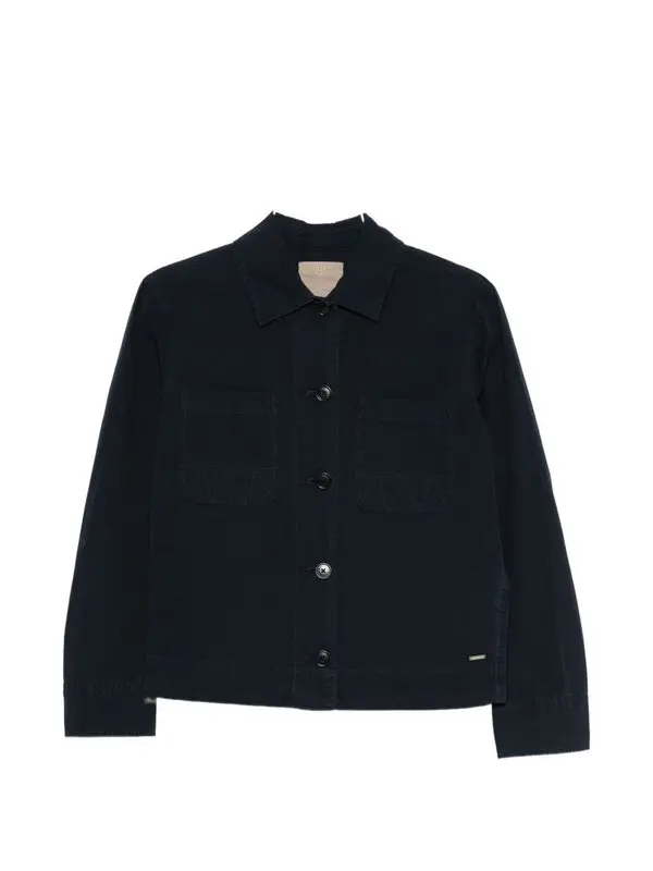 Woolrich Cotton Overshirt - Blue