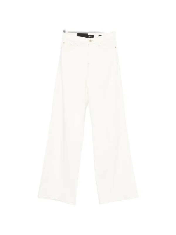 7 For All Mankind Lotta Denim Jeans - White