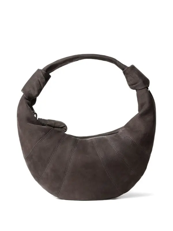 LEMAIRE Fortune Croissant Mini Leather Shoulder Bag - Brown