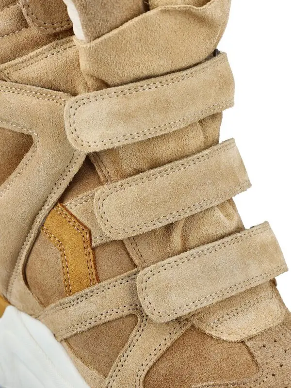 Isabel Marant Étoile Balskee Suede Leather Sneakers - Beige