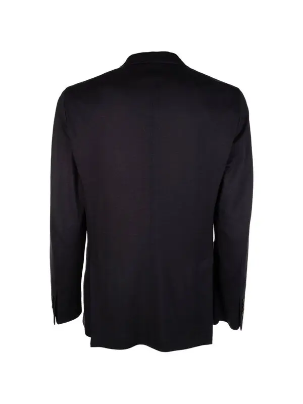 Boglioli Wool Double-breasted Jacket - Blue