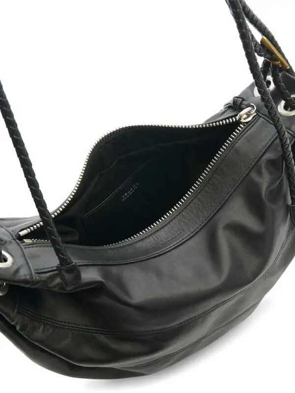 Isabel Marant Étoile Maia Medium Leather Shoulder Bag - Black