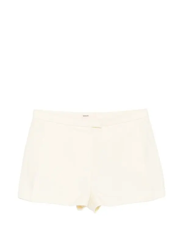 Khaite Lane Linen Shorts
