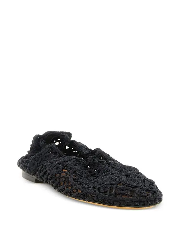 ODISSI Iris Ballet Flats - Black