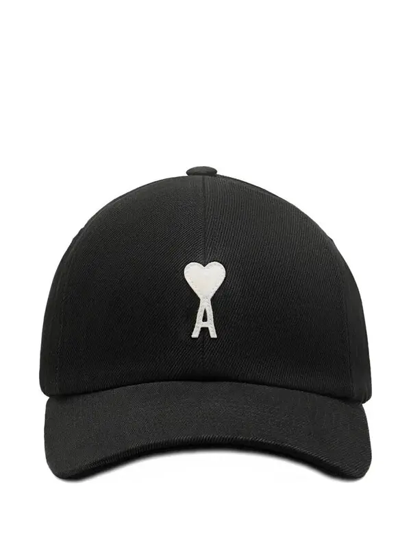 Ami De Coeur Felt Cap - Black