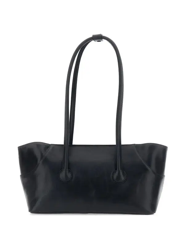 MARGESHERWOOD Boat Shopper Large Leather Bag - Black