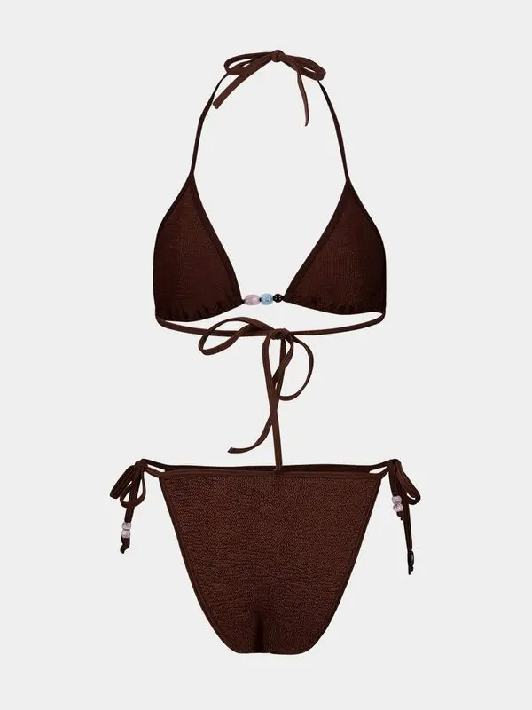 Hunza G Gina Beaded Bikini