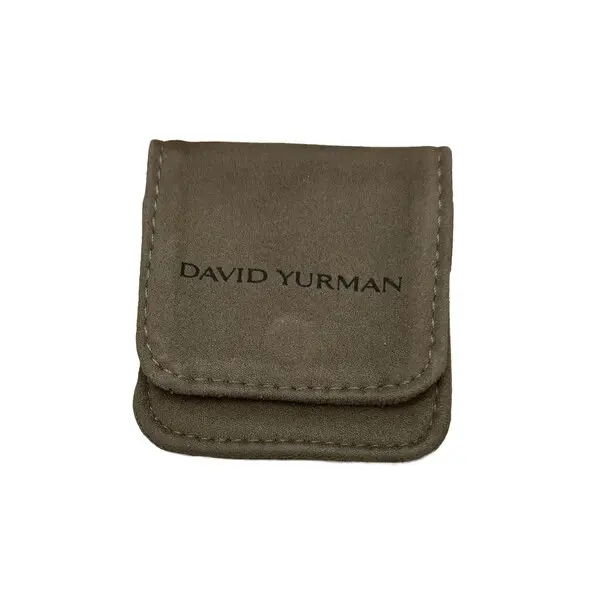 David Yurman Sterling Silver Diamond Id Bracelet