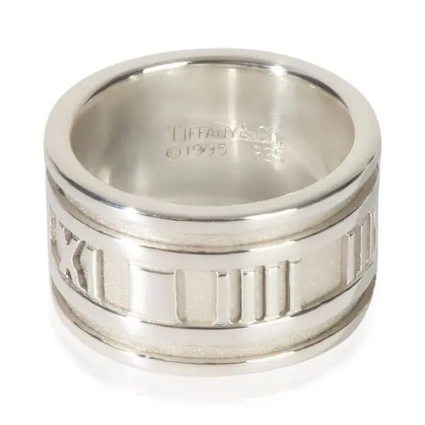 Tiffany & Co. Sterling Silver Atlas Band Ring - Sterling_silver