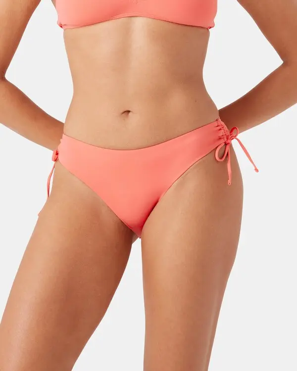 Roxy Sd Beach Classics Hipster Lace Full Bikini Bottom - Hotcoral