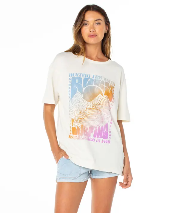 Roxy Printed Oversized T-shirt