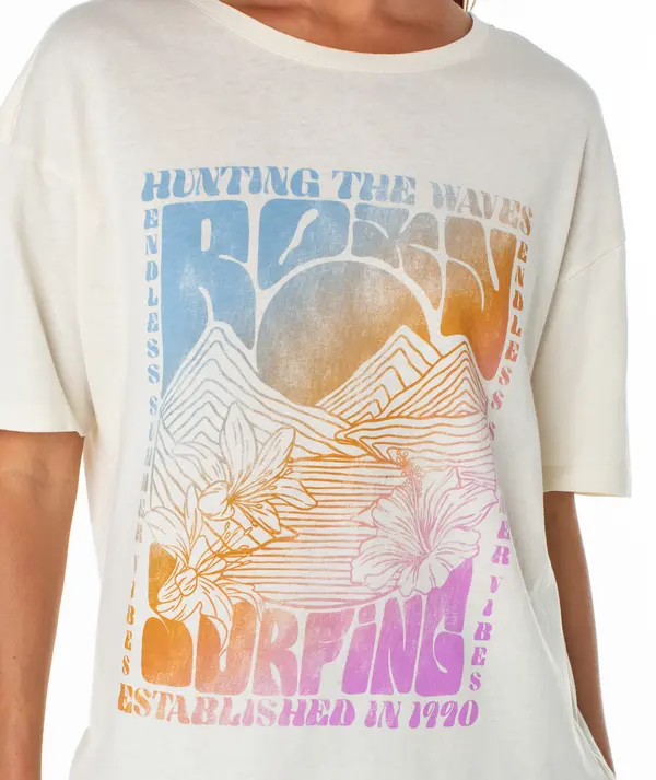 Roxy Printed Oversized T-shirt