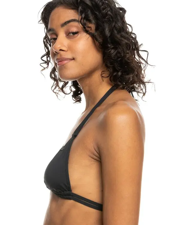 Roxy Beach Classics Mini Tiki Triangle Bikini Top - Anthracite