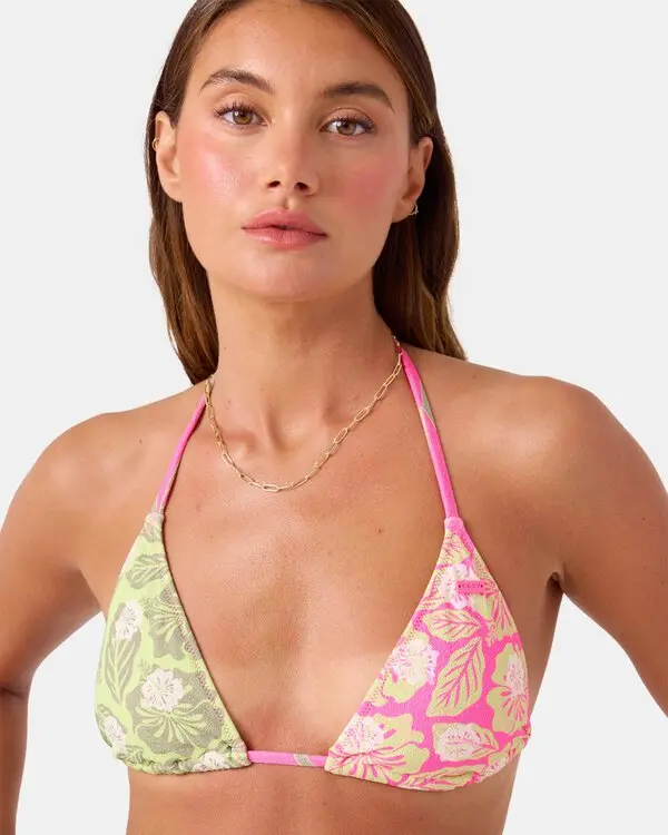 Roxy Stay Wild Tiki Triangle Bikini Top