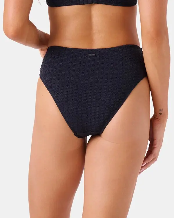 Roxy Haleiwa Hipster Full Bikini Bottom - Anthracite