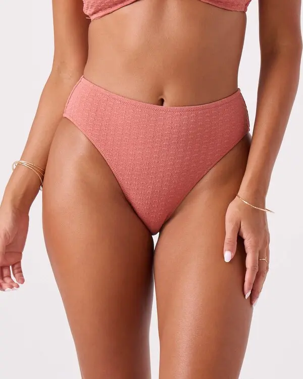 Roxy Haleiwa Hipster Bikini Bottom - Canyon Rose