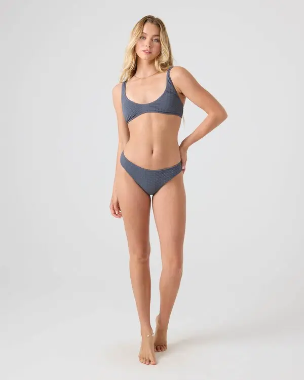 Roxy Haleiwa Hipster Bikini Bottom - Coolgrey