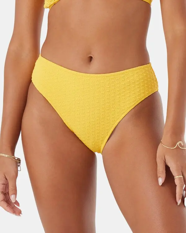 Roxy Haleiwa Hipster Bikini Bottom - Golden Rod