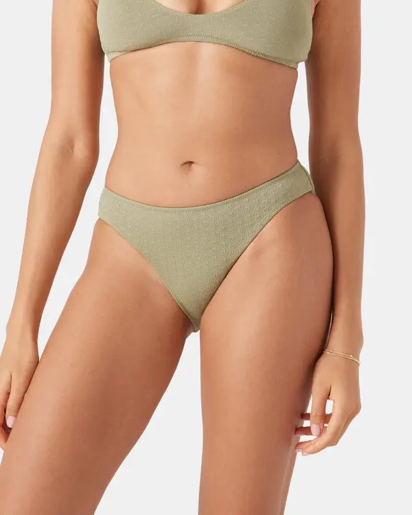Roxy Haleiwa Hipster Bikini Bottom - Oil Green