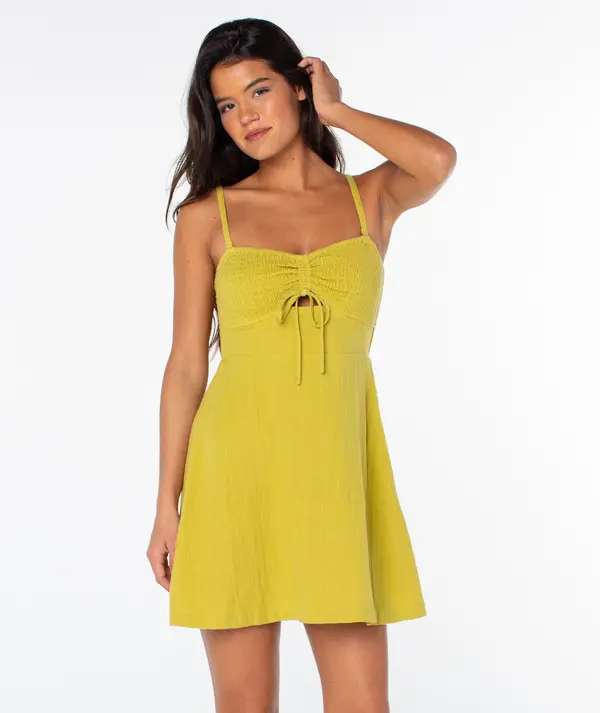 Roxy Spring Fling Mini Dress - Spring Bud Solid