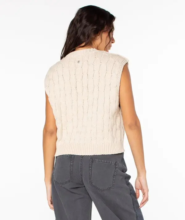 Roxy Sleeveless Button Vest
