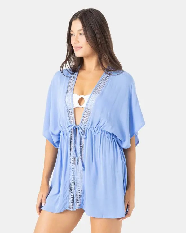Roxy Sun Kissed Kimono Cover Up - Sail Blue