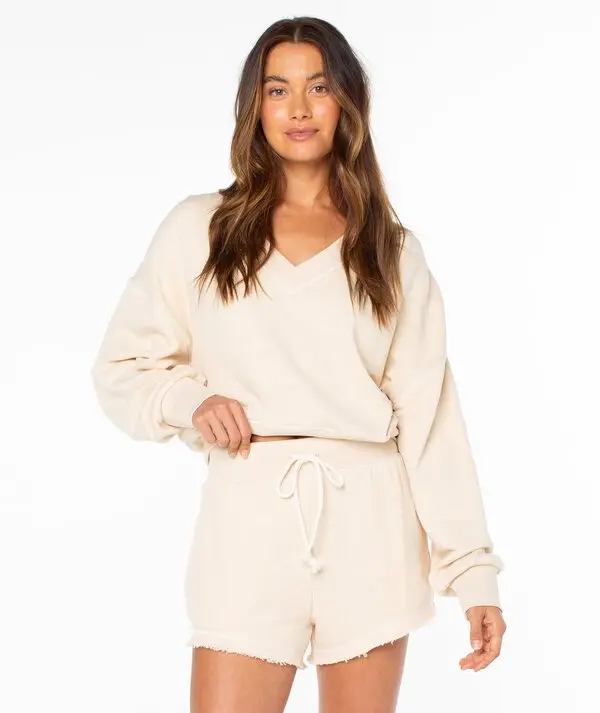 Roxy Dream Thing Top - Parchment Solid