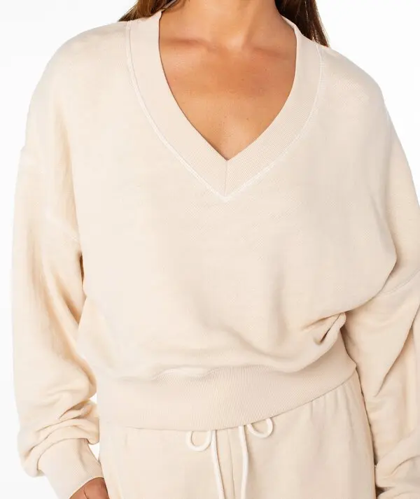 Roxy Dream Thing Top - Parchment Solid