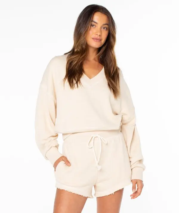 Roxy Dream Thing Top - Parchment Solid