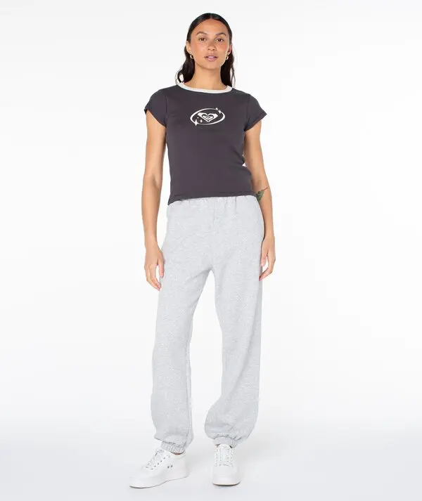 Roxy Saturn Classic 90s Baby Tee - Phantom