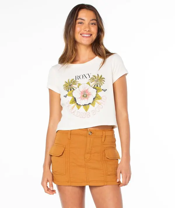 Roxy In Bloom Tee - Cloud Dancer In Bloom