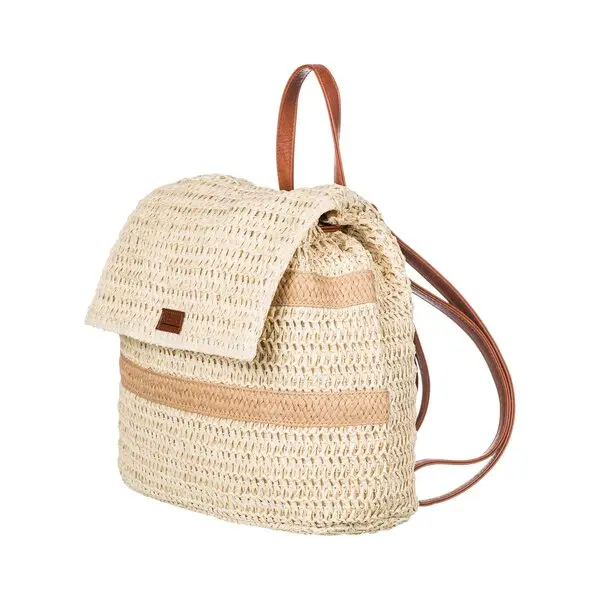 Roxy Straw Backpack - Natural