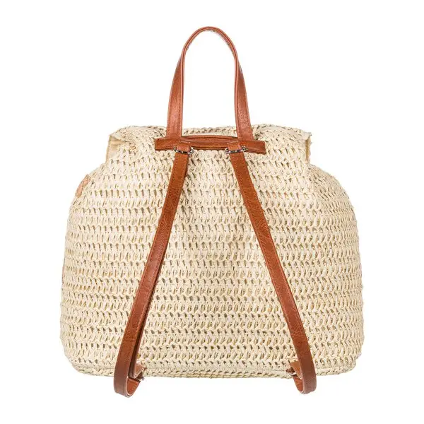 Roxy Straw Backpack - Natural