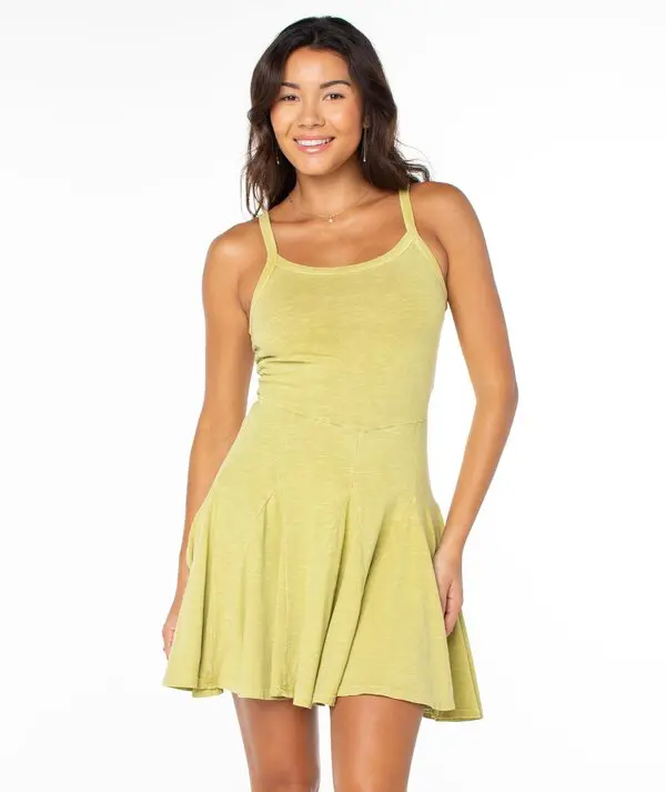 Roxy Mini Dress - Oasis Solid