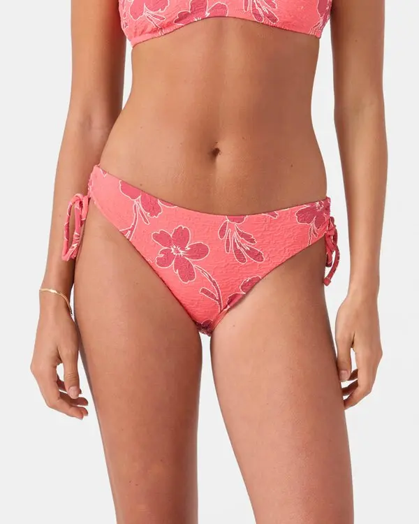 Roxy Garden Twirl Bikini Bottom - Holly Berry