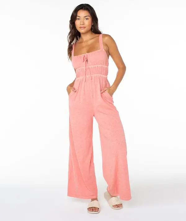 Roxy Clover Jumpsuit - Lantana Solid