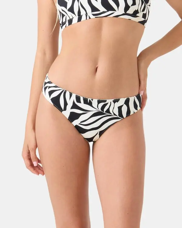 Roxy Surfer's Paradise Hipster Bikini Bottom - Black Combo