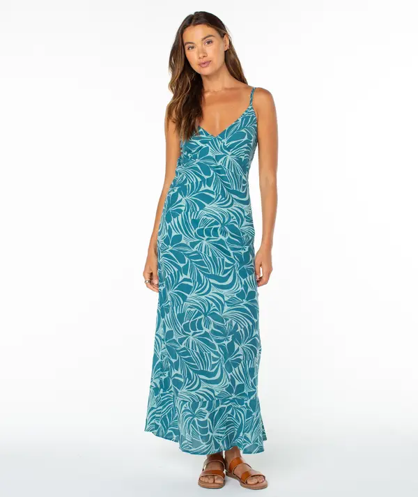 Roxy Lost Paradise Maxi Dress - Dragonfly Sea Bloom