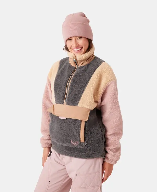 Roxy Half-zip Sherpa Anorak - Multi
