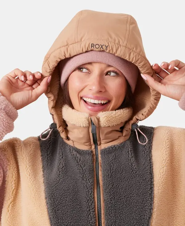 Roxy Half-zip Sherpa Anorak - Multi