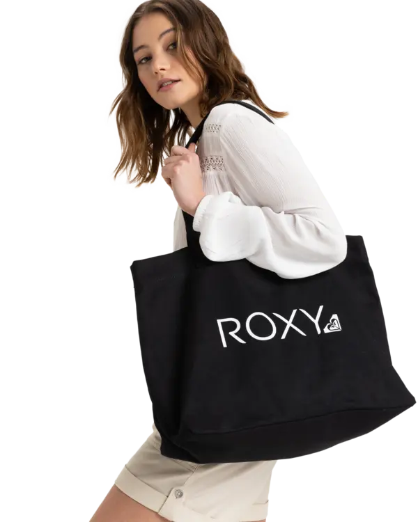 Roxy Spacious Tote Bag With Hook And Loop Closure