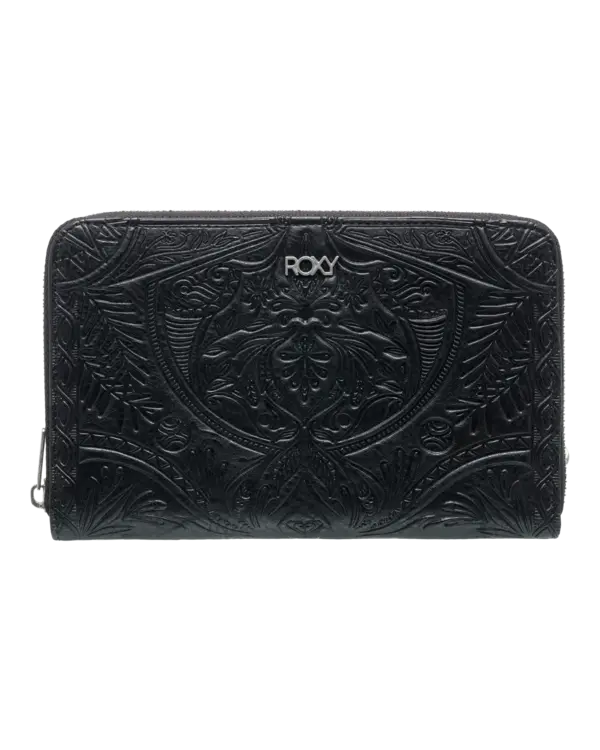 Roxy Back In Brooklyn Zip Around Wallet - Anthracite
