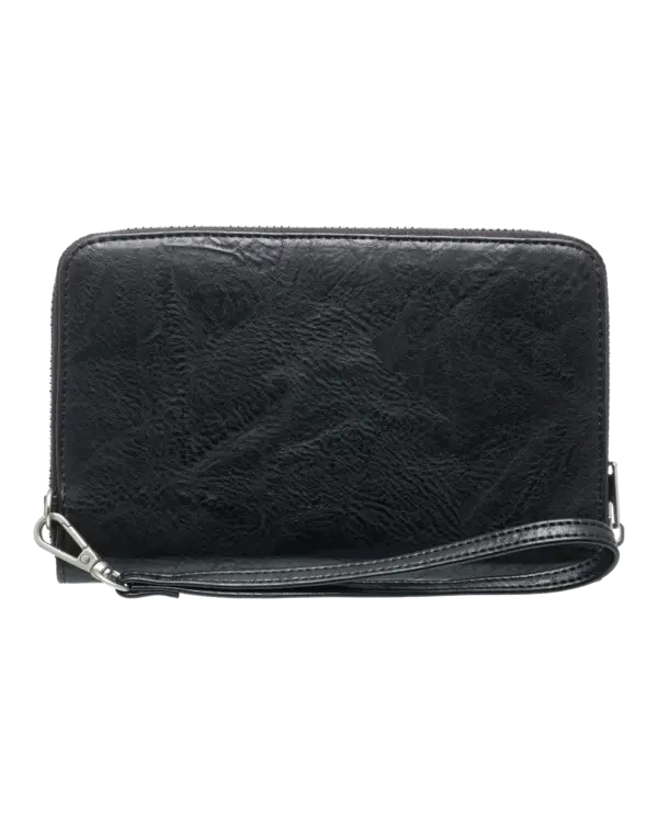 Roxy Back In Brooklyn Zip Around Wallet - Anthracite