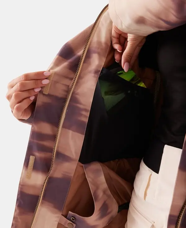 Roxy Jetty Jacket - Tan Combo