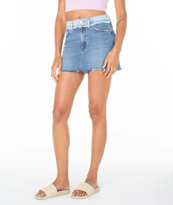 Roxy Sereia Denim Mini Skirt