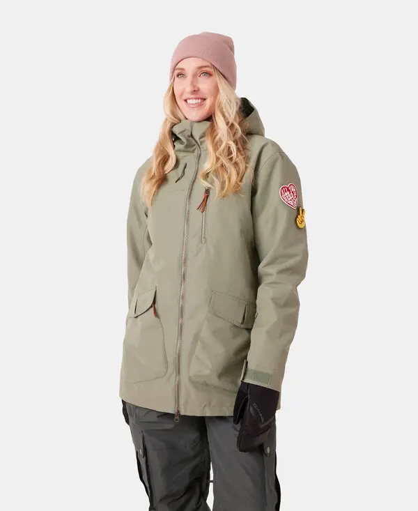 Roxy Free Love Snow Jacket - Sea Spray