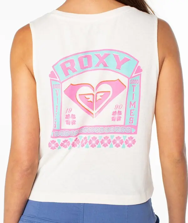 Roxy Wildflower Graphic Tank - Cloud Dancer Rickshaw