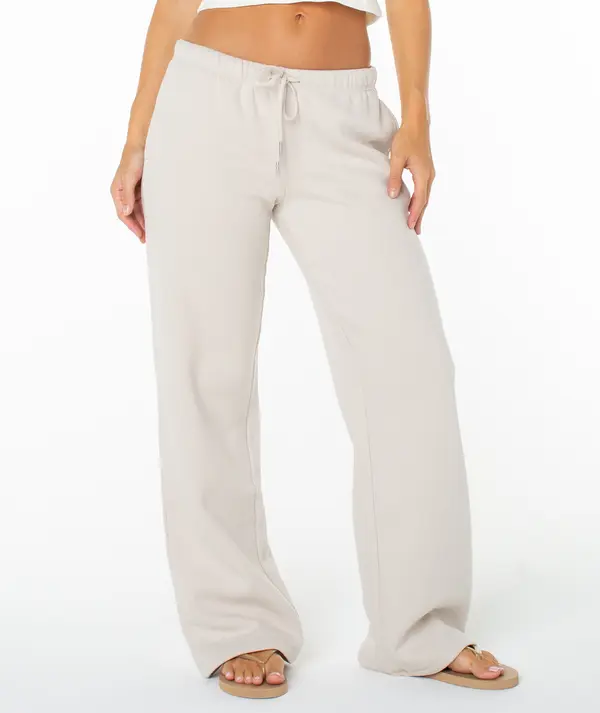 Roxy Ariel Wide Leg Pant - Pumice Stone